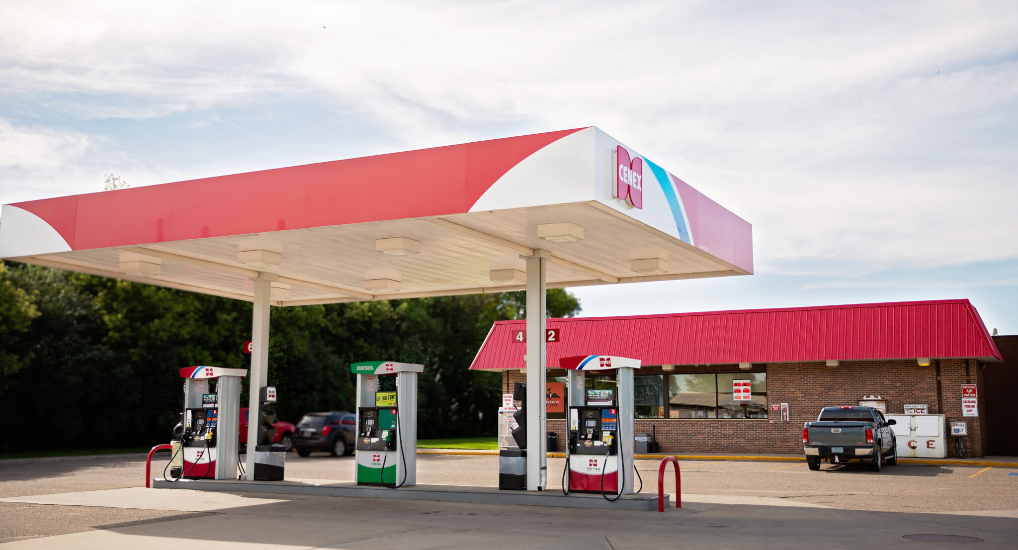 Farmers Co-op Oil, Cenex, Gas Stations, Minnesota